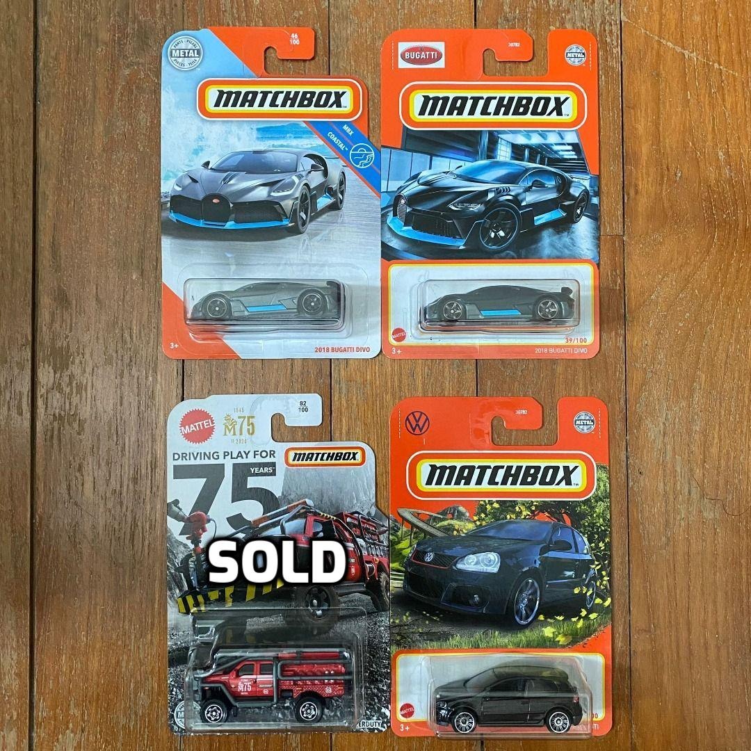 Matchbox 2018 Bugatti Divo Volkswagan GTI Ford F-350 Superduty VW ...