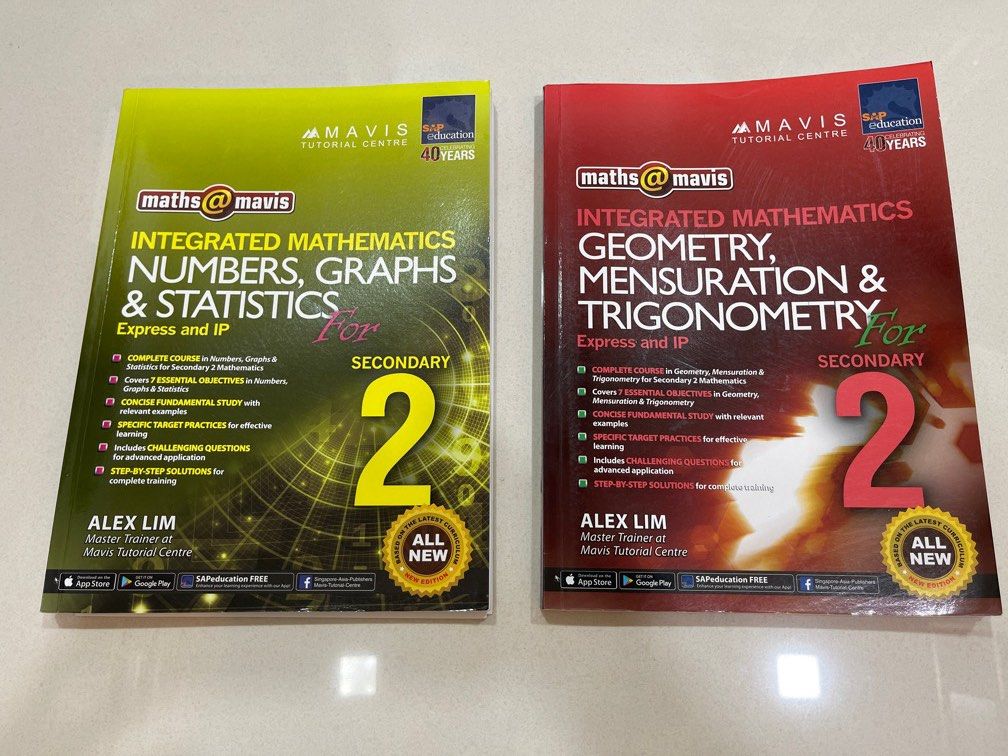 Mavis Integrated Mathematics (Sec 2), Hobbies & Toys, Books & Magazines ...