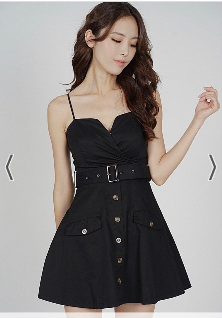 Mdscollections Ivrina Trench Dress in Black, Women's Fashion, Dresses ...