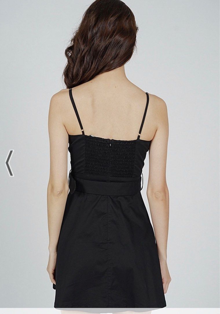 Mdscollections Ivrina Trench Dress in Black, Women's Fashion, Dresses ...