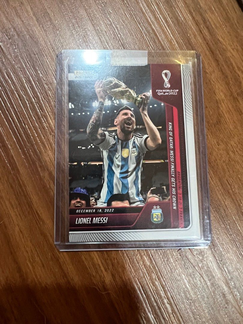 Messi panini instant world cup, Hobbies & Toys, Toys & Games on Carousell