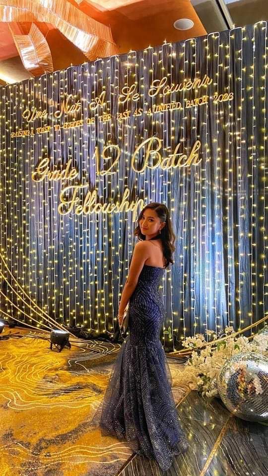 Midnight Blue Prom Dress on Carousell