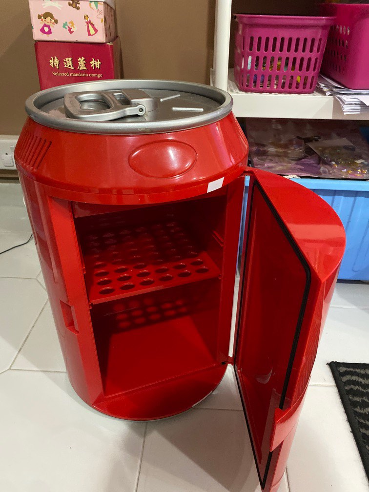 Mini Coca-Cola fridge, Furniture & Home Living, Home Decor, Other Home ...