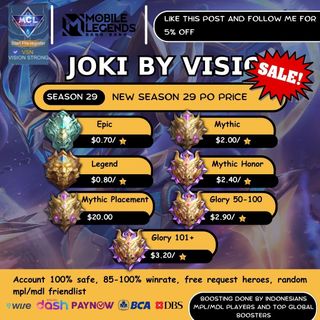 Mobile legends boosting / Mobile legend boosting / Mobile legend boost ...