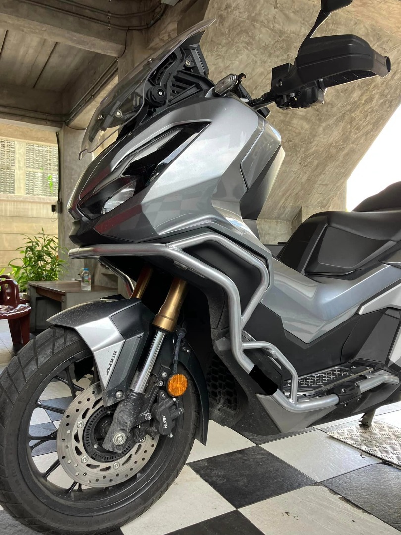 Moto Guru Honda ADV 350 2022 Version 2 Silver Crash Bar, Motorcycles ...