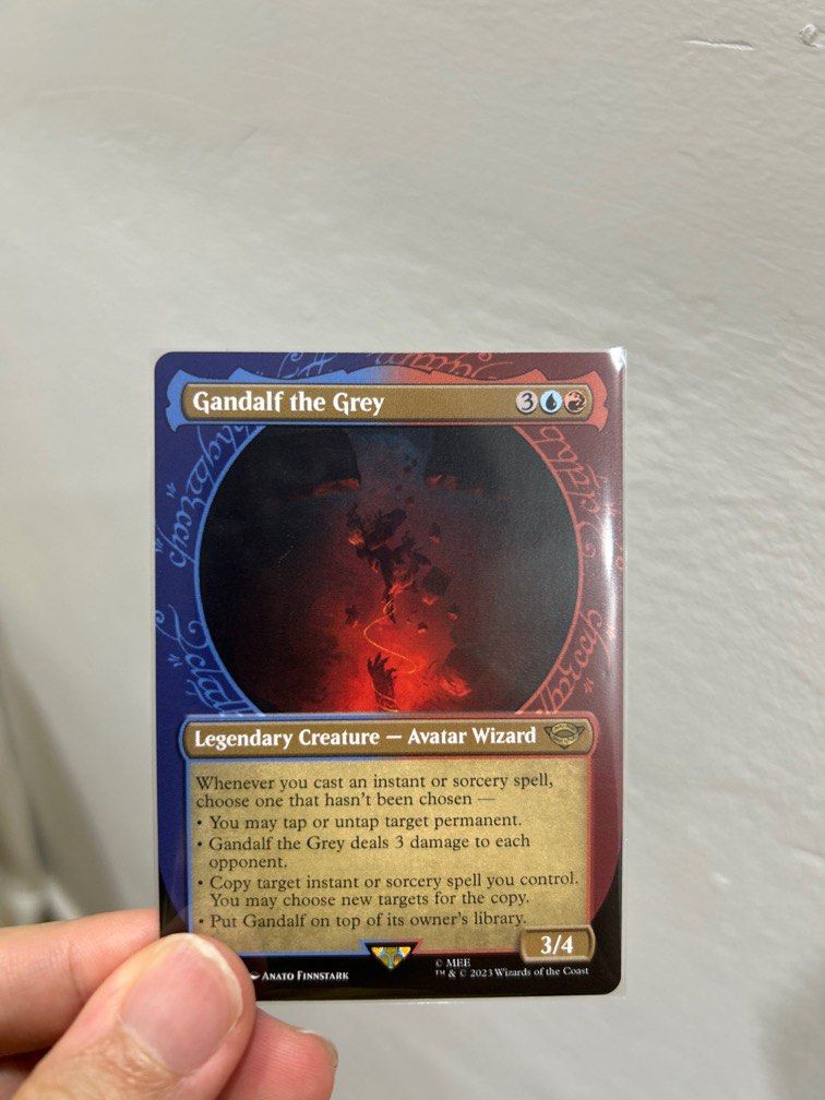 MTG LOTR Gandalf the Grey (Showcase), Hobbies & Toys, Toys & Games on ...
