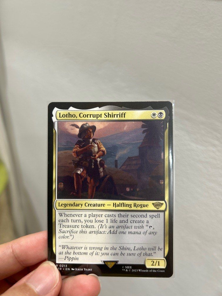 MTG LOTR Lotho Corrupt Shirriff, Hobbies & Toys, Toys & Games on Carousell
