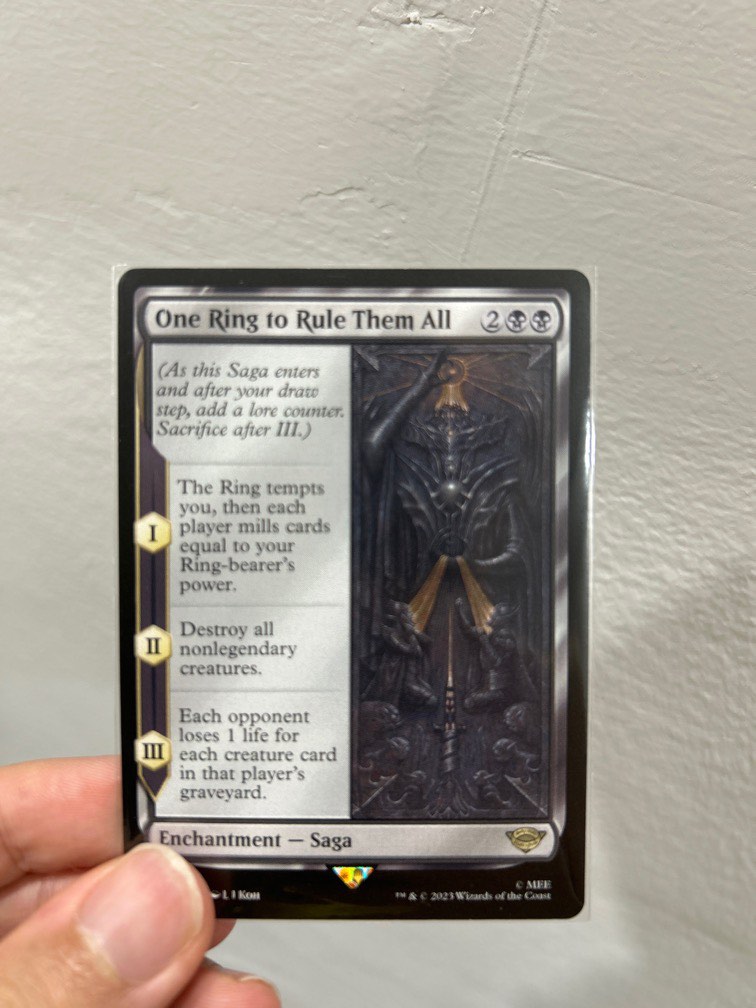MTG LOTR One Ring to Rule Them All, Hobbies & Toys, Toys & Games on ...
