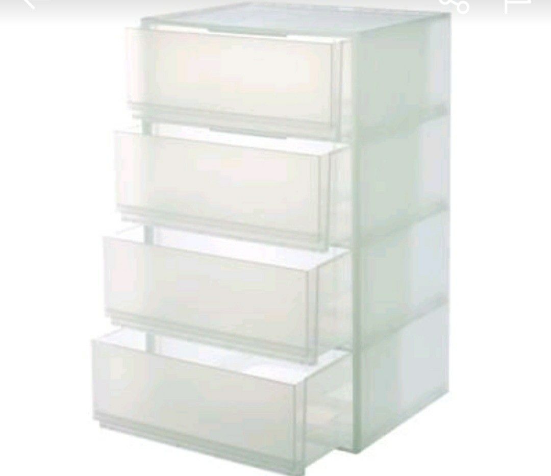 Muji PP drawers storage case 55x44.5x90, Furniture & Home Living ...