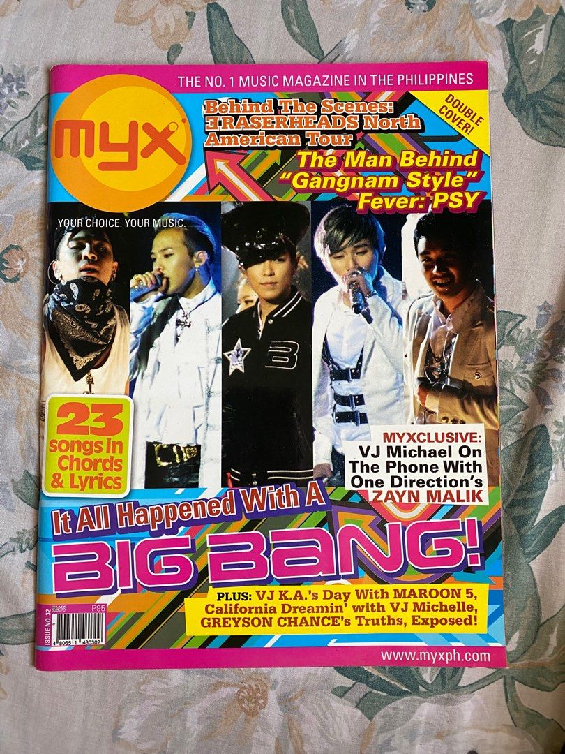 MYX Magazine Double Cover Issue BIG BANG and Rhum Rockfest, Hobbies ...