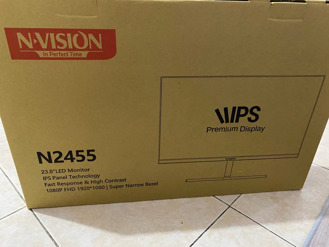 N2455 Nvision 23.8 LED monitor, Computers & Tech, Parts & Accessories ...