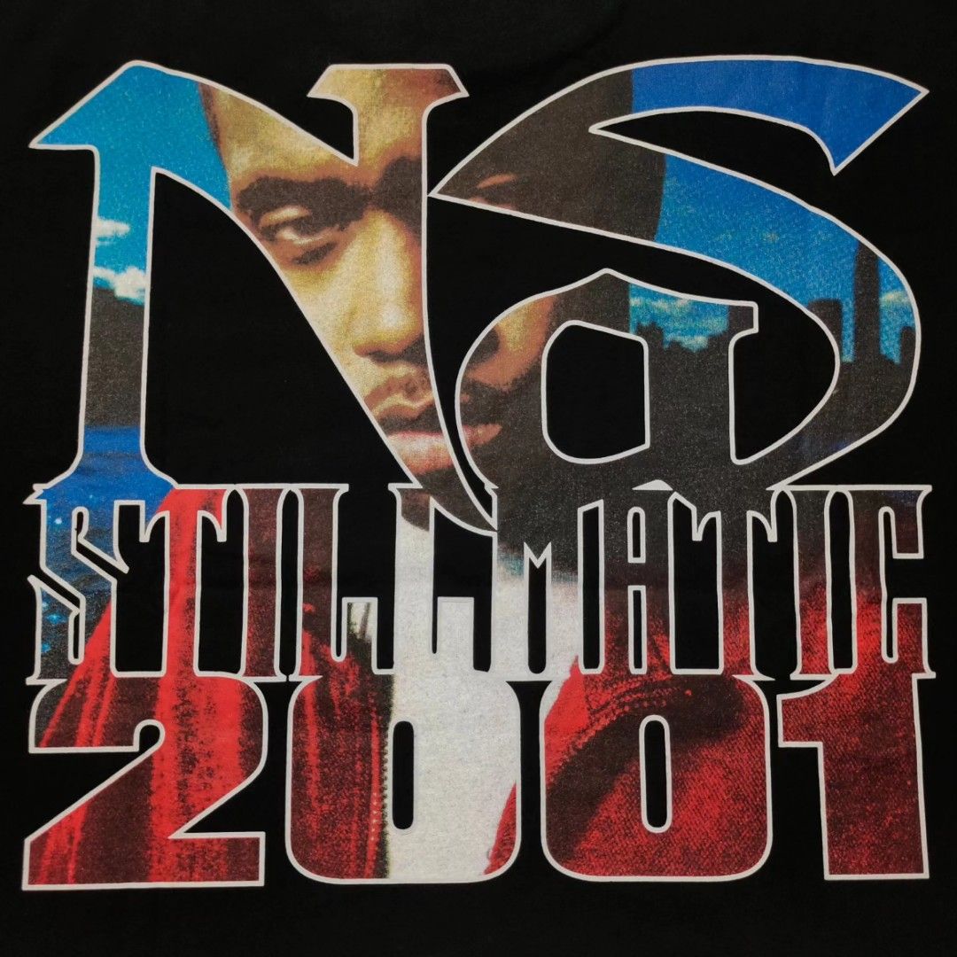 NAS STILLMATIC OFFICIAL STUDIO ALBUM MERCHANDISE, Men's Fashion, Tops ...