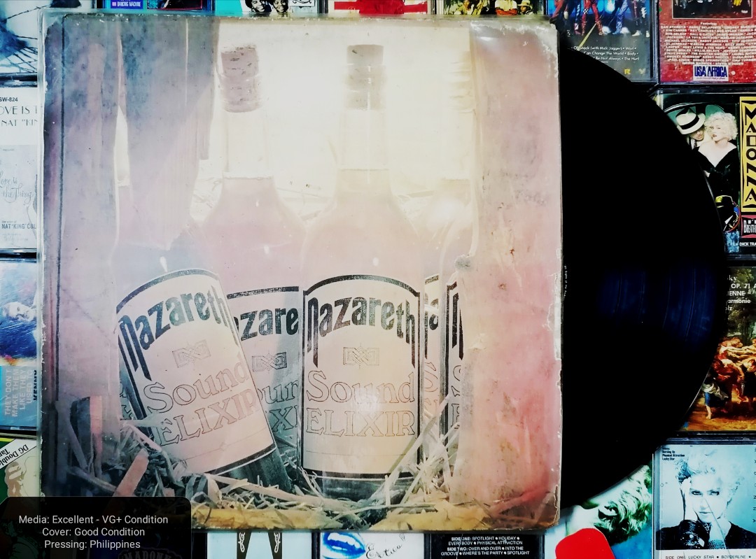 Nazareth Sounds Elixir Vinyl Record Original Vinyl Records Vintage ...