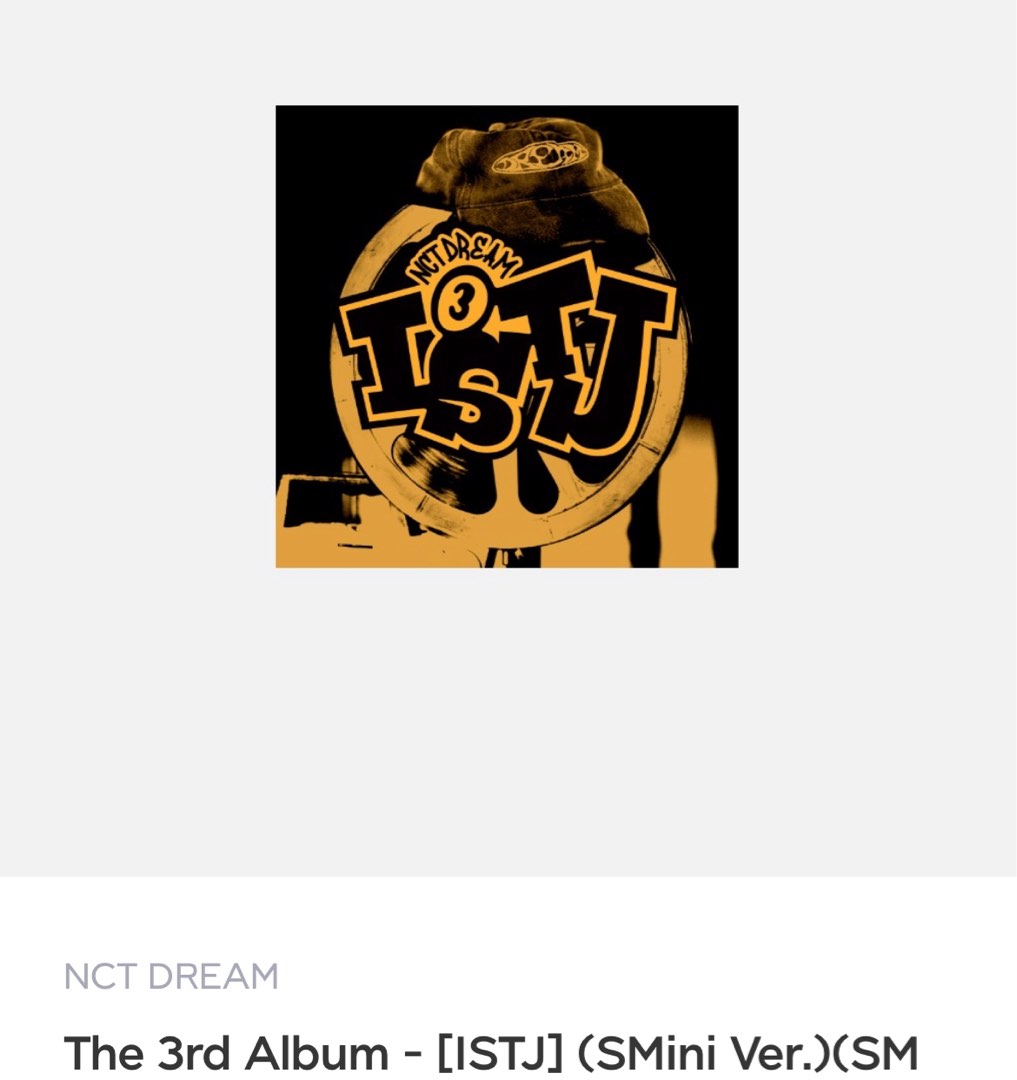 NCT Dream 3rd Album ISTJ SMini Ver, Hobbies & Toys, Memorabilia ...