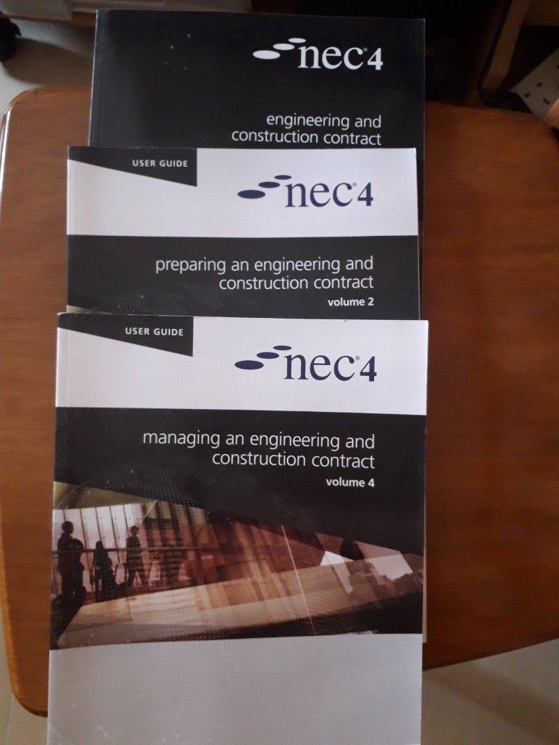 NEC4 ECC 3本書-civil/QS, 興趣及遊戲, 書本 & 文具, 教科書 - Carousell