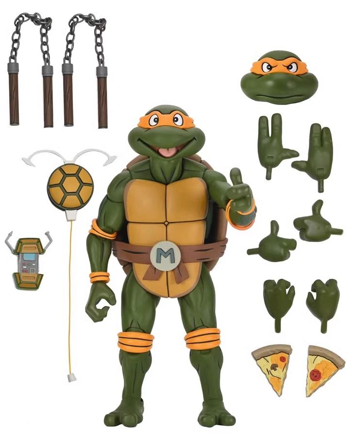 NECA Official TMNT Michelangelo 1/4 scale, Hobbies & Toys, Toys & Games ...