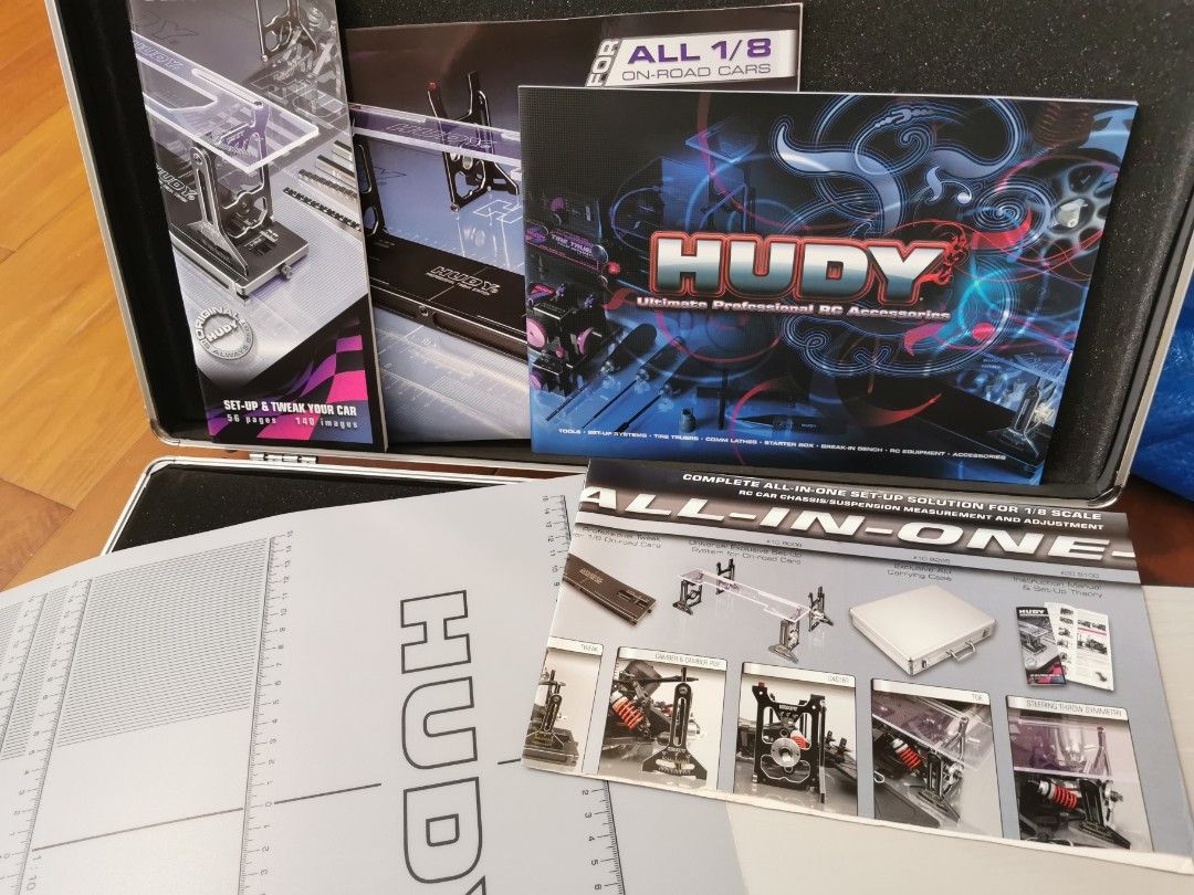 New Hudy 1/8 On road Setup Kit, Hobbies & Toys, Toys & Games on Carousell