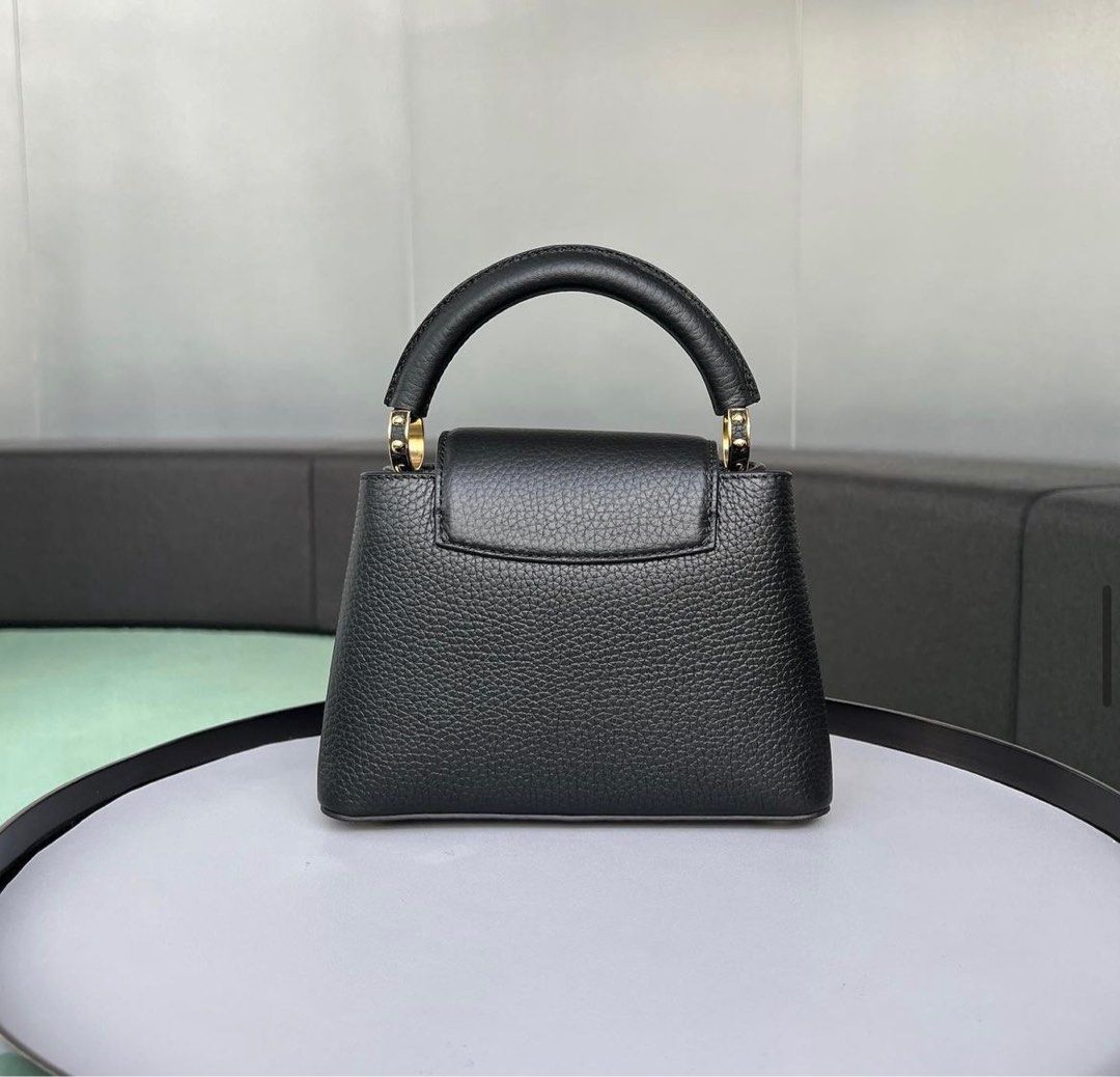 NEW Louis Vuitton Mini Capucine Black Ghw, Luxury, Bags & Wallets on ...
