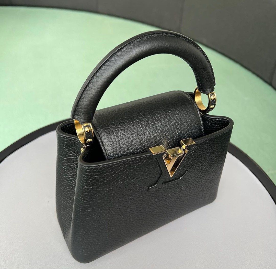 NEW Louis Vuitton Mini Capucine Black Ghw, Luxury, Bags & Wallets on ...