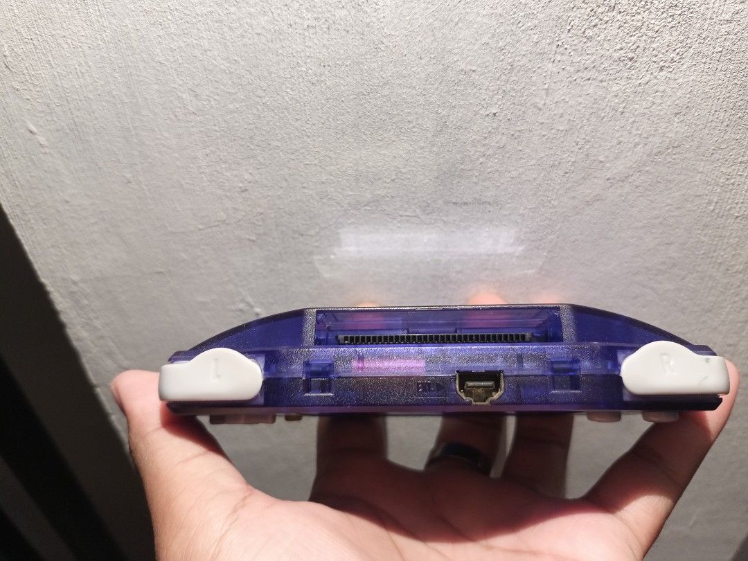 Nintendo Gameboy Advance Transparent Purple on Carousell