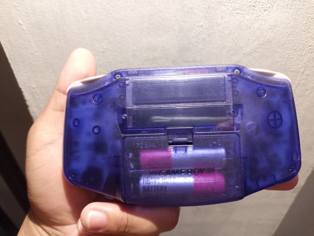 Nintendo Gameboy Advance Transparent Purple on Carousell