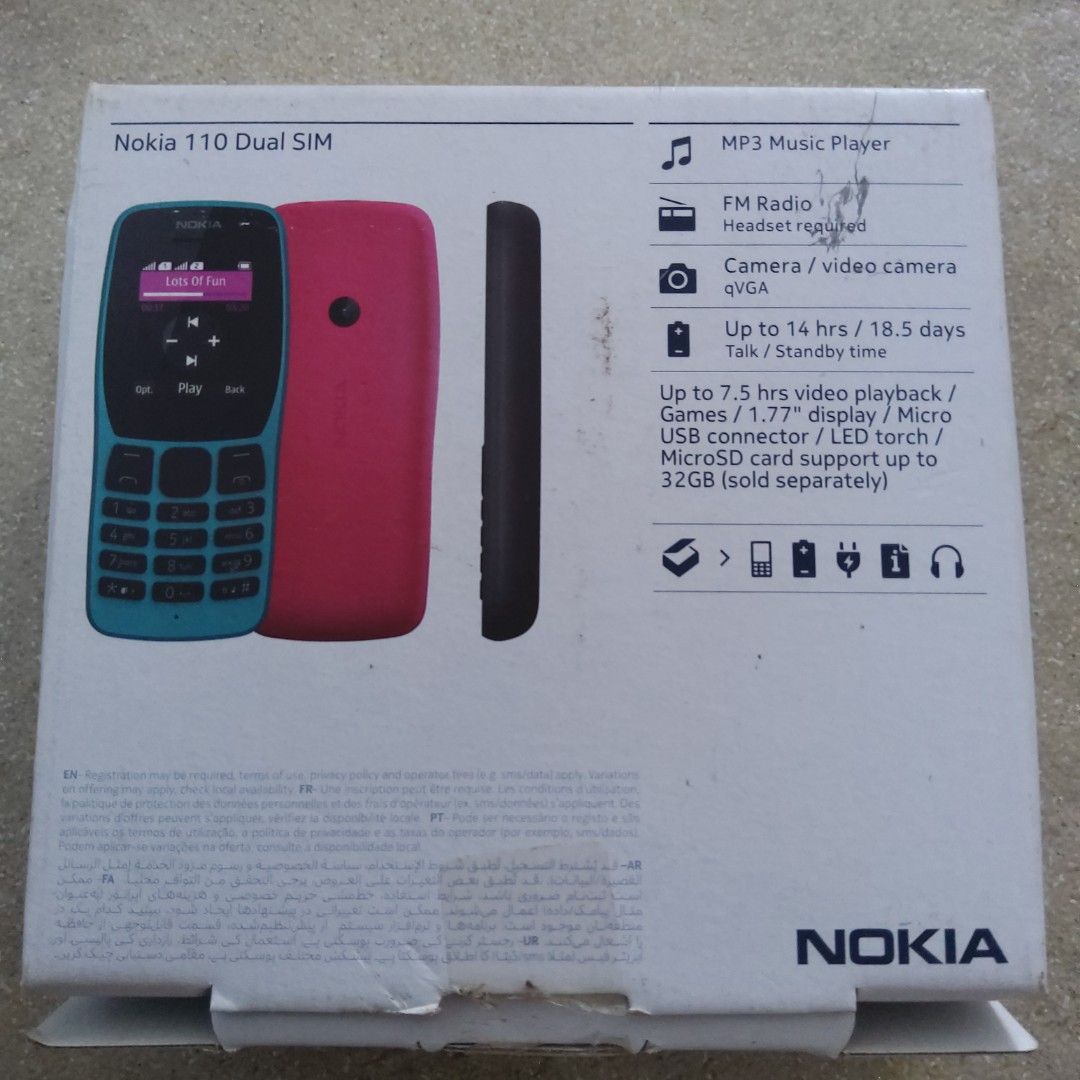 Nokia 110 Dual Sim, Mobile Phones & Gadgets, Mobile Phones, Early ...