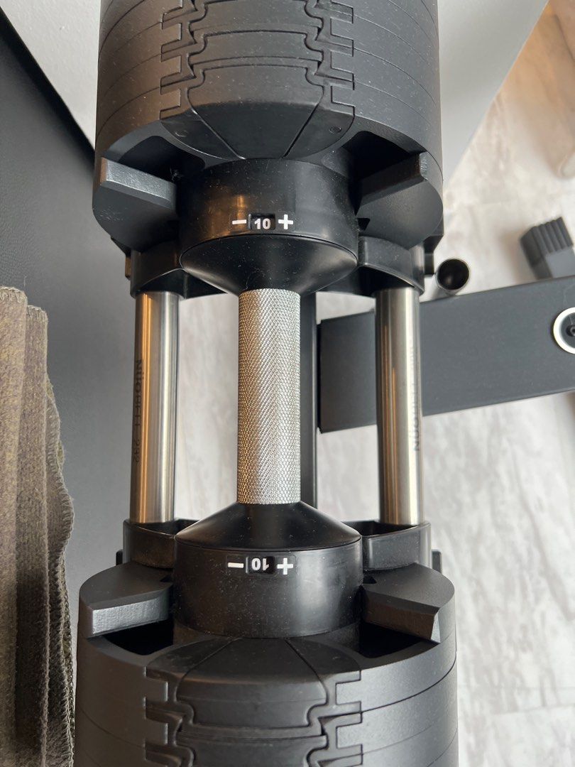 NUO ADJUSTABLE DUMBBELL 32KG, Sports Equipment, Exercise & Fitness ...