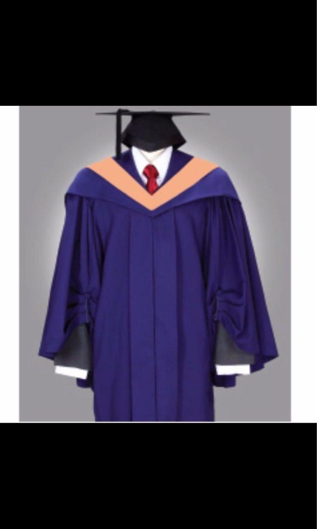 NUS Social Sciences Graduation Gown with Cap, Women's Fashion, Coats ...