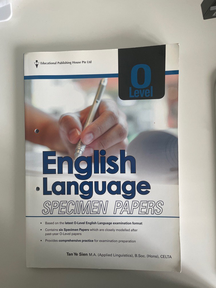 O level English Language - Specimen Papers (6 papers), Hobbies & Toys ...