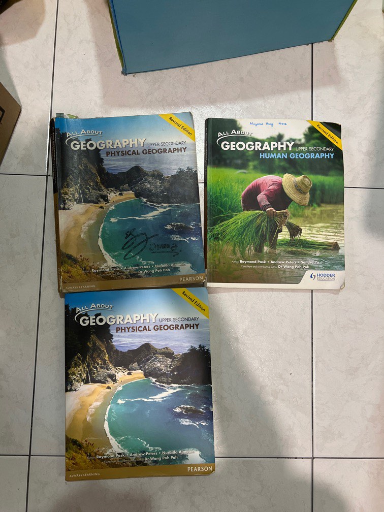 o level physical and human geography textbook, Hobbies & Toys, Books ...