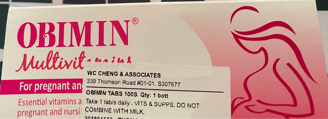 Obimin multivitamin, Health & Nutrition, Health Supplements, Vitamins ...
