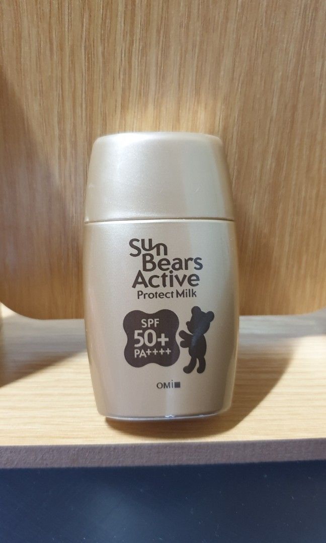 OMI Menturm Sun Bears GOLD Active Milk Sunscreen SPF50+ PA++++ 30g on ...