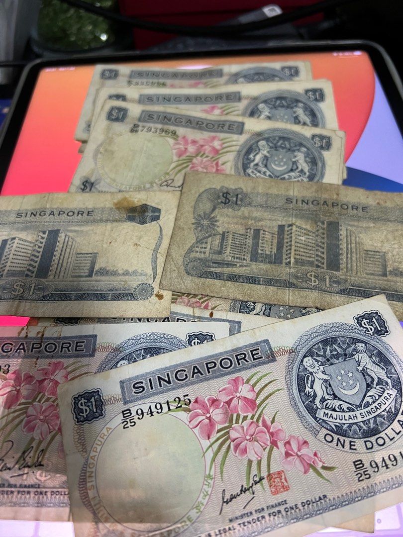 Orchid Series SGD1 notes - Rare, Hobbies & Toys, Memorabilia ...