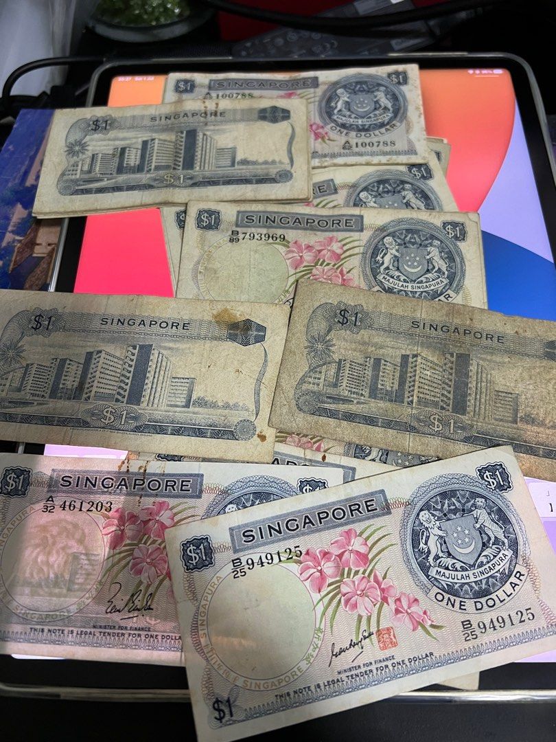 Orchid Series SGD1 notes - Rare, Hobbies & Toys, Memorabilia ...