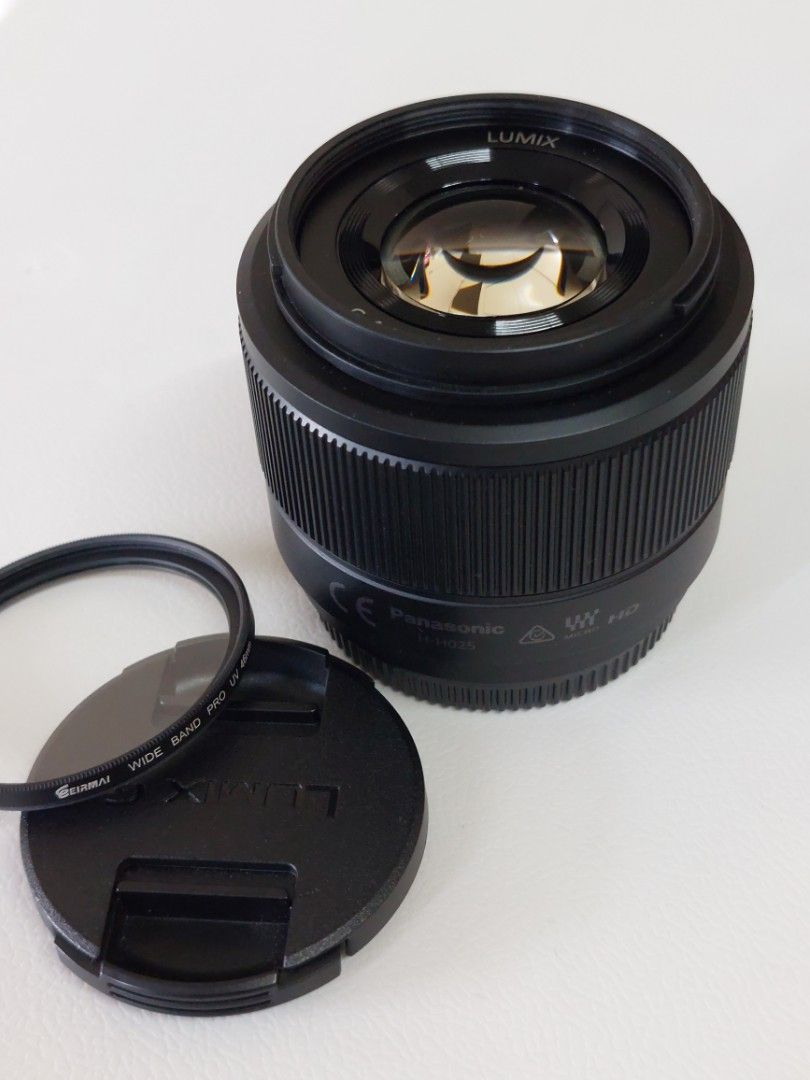 Panasonic Lumix 25mm f/1.7 Lens, Photography, Lens & Kits on Carousell