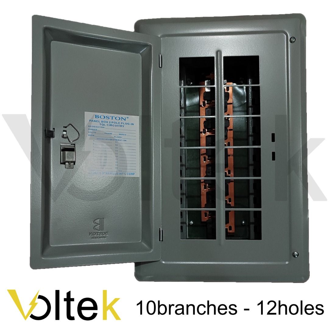 Panel box Boston brand for plug - in circuit breaker 2 pole on Carousell