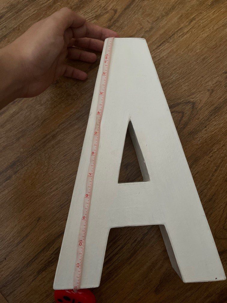 Paper Mache Letter A on Carousell