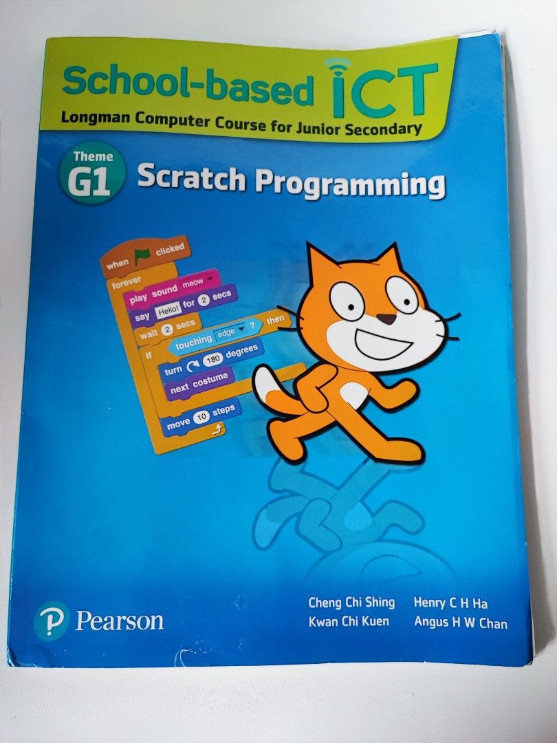 Pearson School-based ICT G1 Scratch Programming, 興趣及遊戲, 書本 & 文具, 教科書 - Carousell