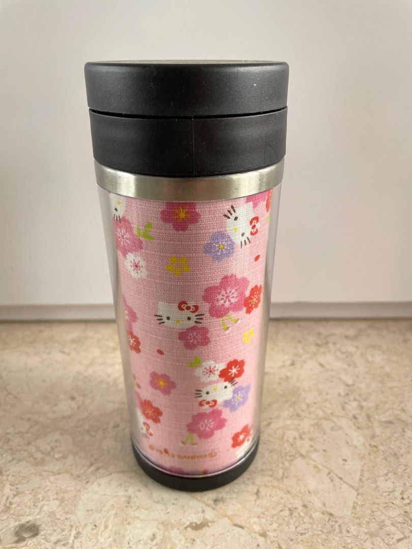 Pink Hello Kitty Thermal Drinking Cup, Furniture & Home Living ...