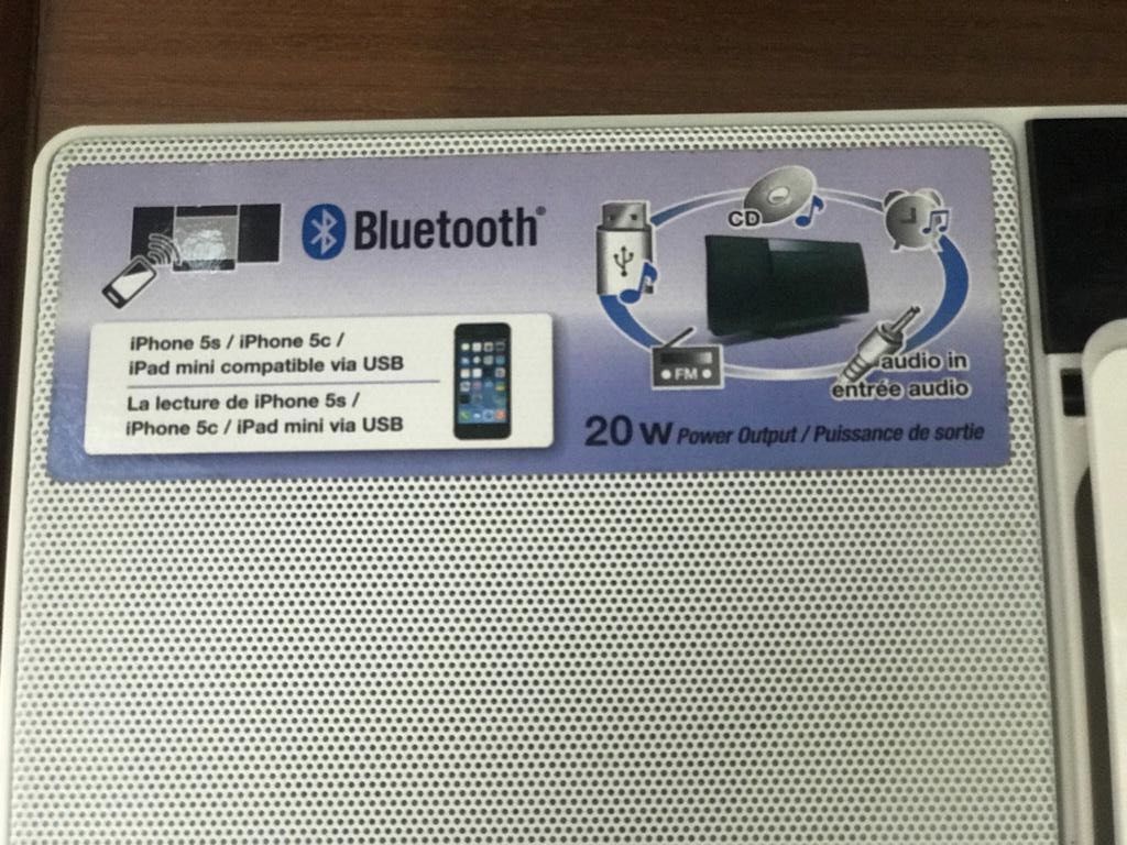 Pioneer Slim Micro System Radio / CD / Bluetooth Player, Audio ...