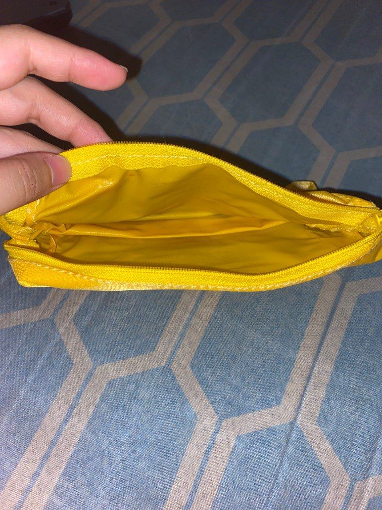 Plain Yellow Pouch, Women's Fashion, Bags & Wallets, Purses & Pouches ...
