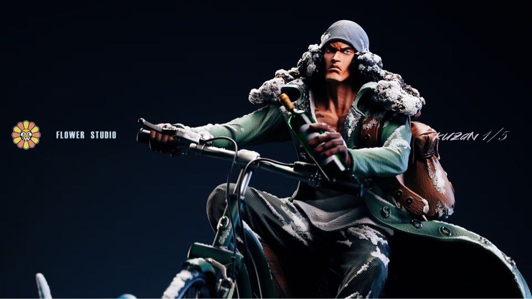 [PO] One Piece|Kuzan Aokiji On Bike, Hobbies & Toys, Toys & Games on ...