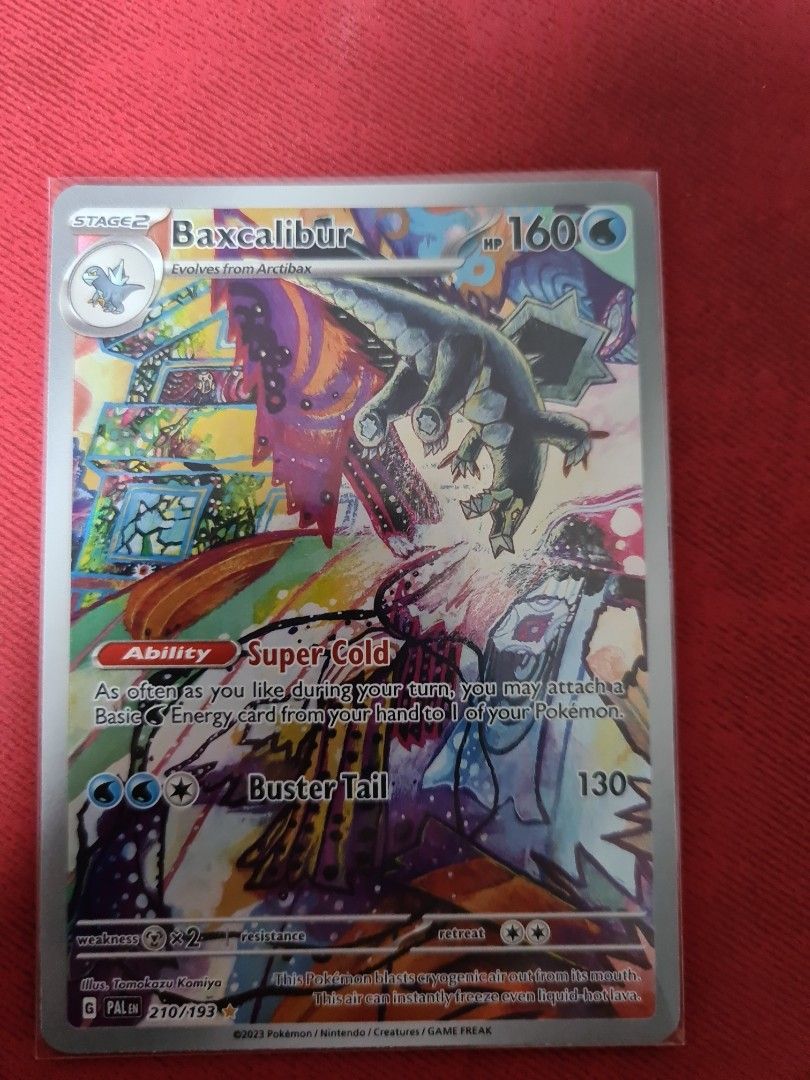 Pokemon Baxcalibur IR, Hobbies & Toys, Toys & Games on Carousell