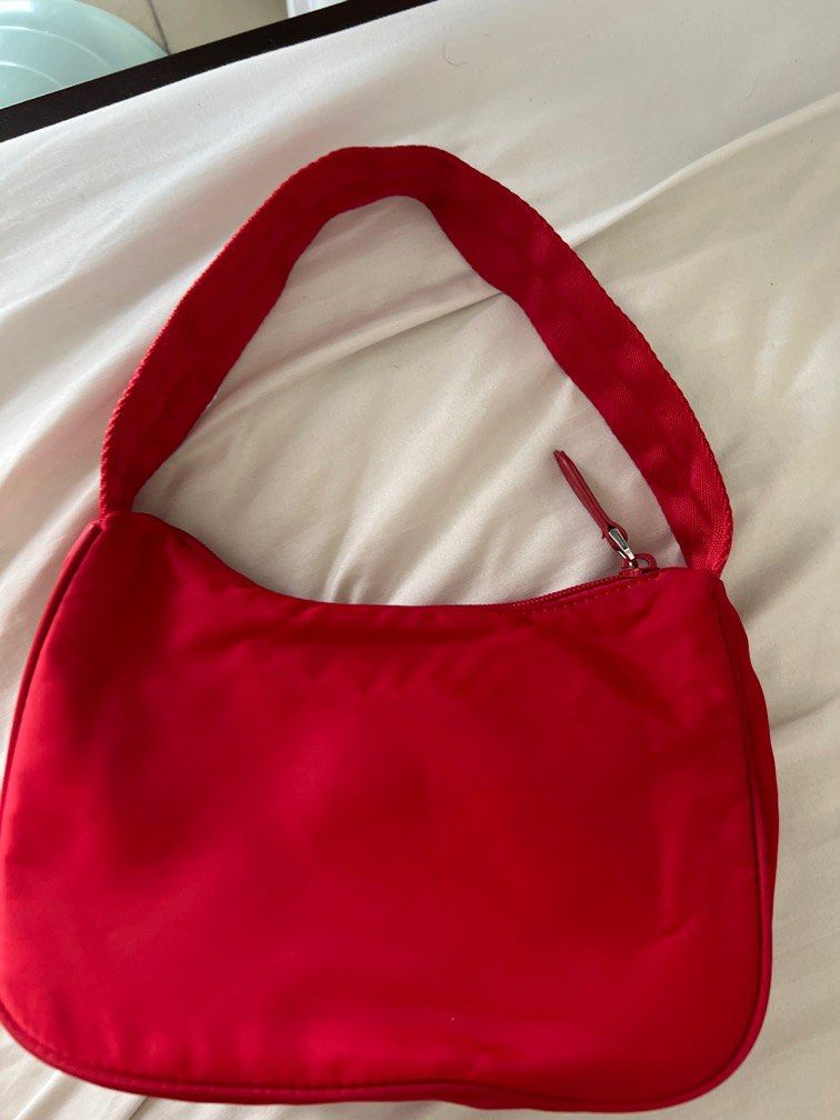 Prada Re-Edition 2000 Nylon Bag Red on Carousell