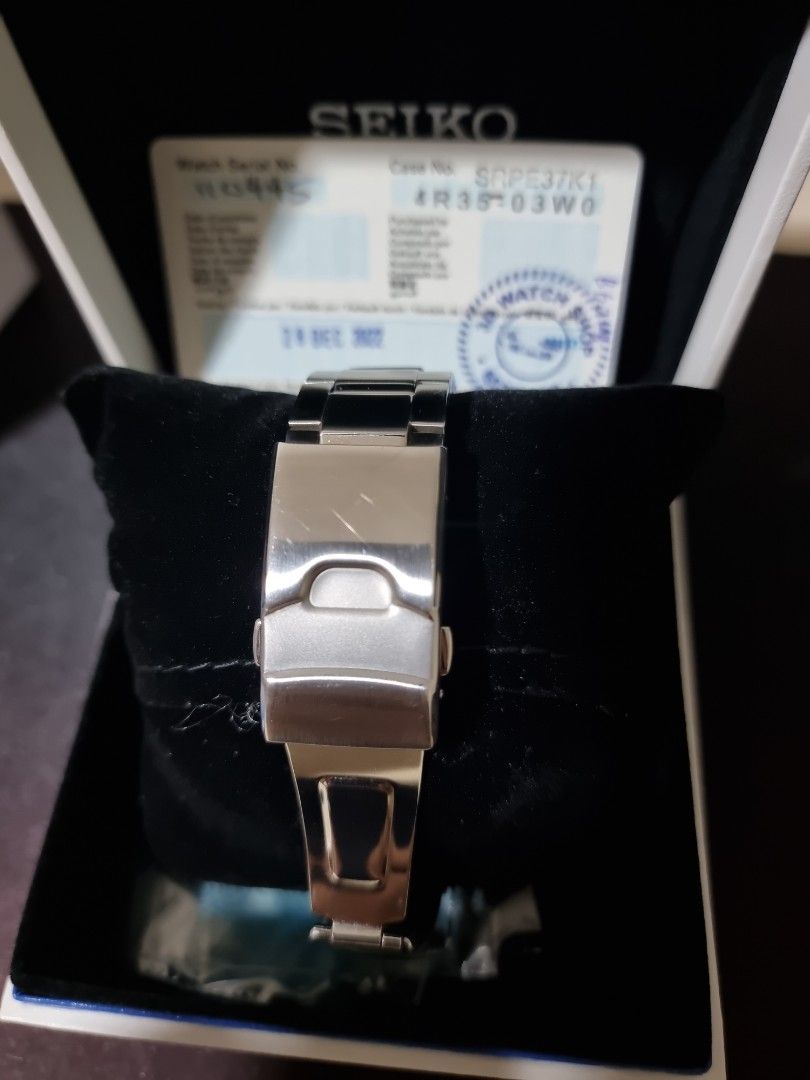 (Premium bracelet version) Seiko King Samurai White SRPE37 SRPE37K ...