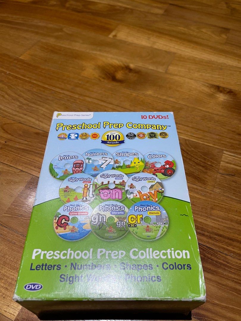 Preschool prep DVD, Hobbies & Toys, Music & Media, CDs & DVDs on Carousell