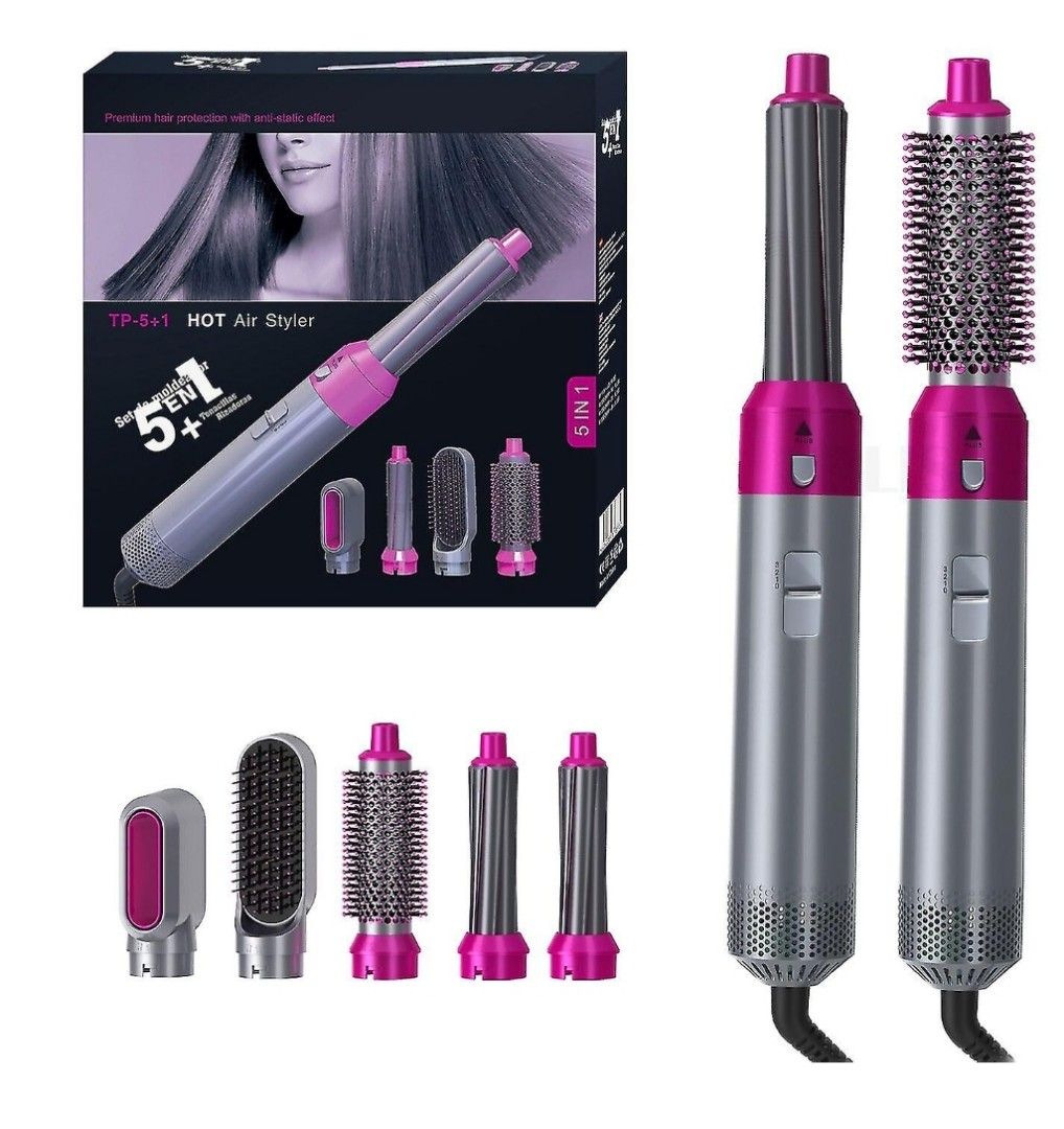 Professional 5 In 1 Hot Air Styler One Step Hair Dryer&volumizer ...