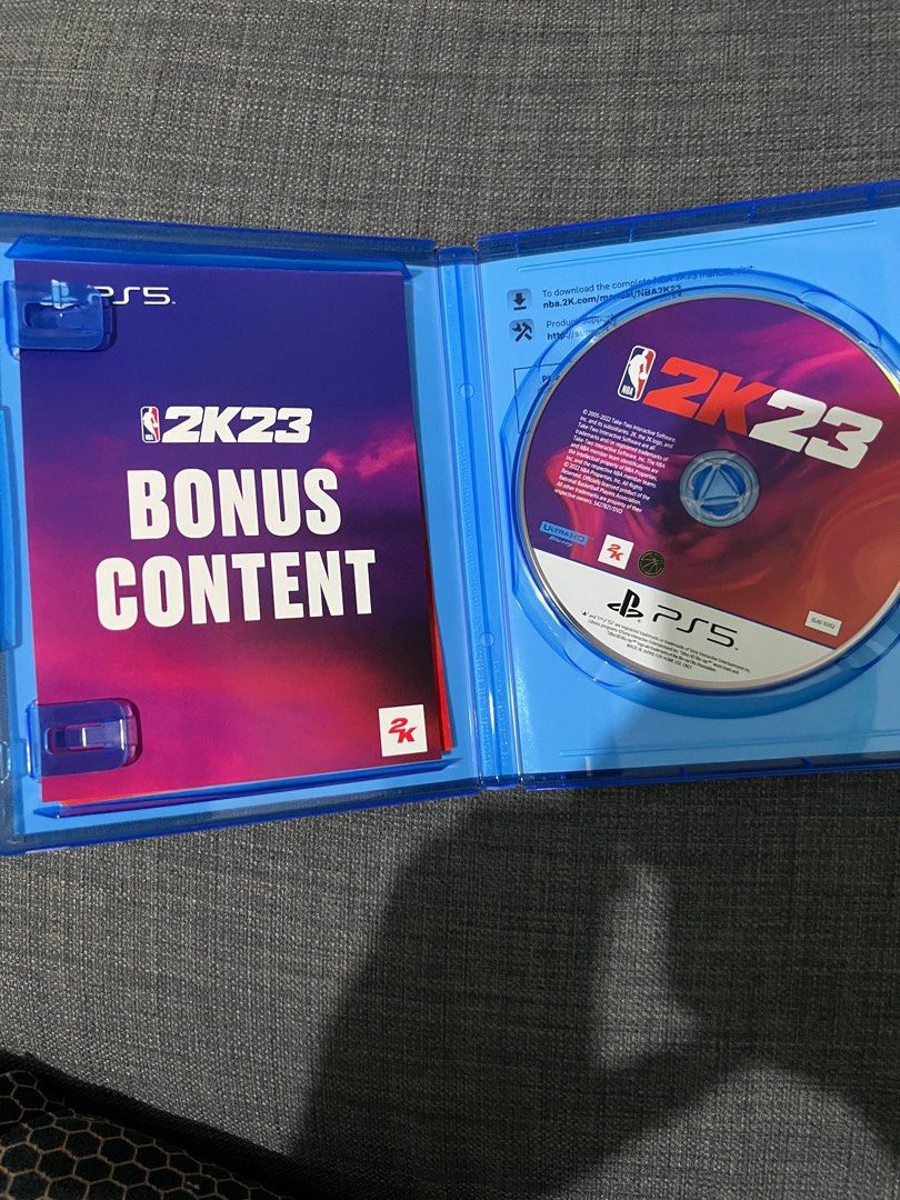 PS5 NBA 2K23 with code on Carousell