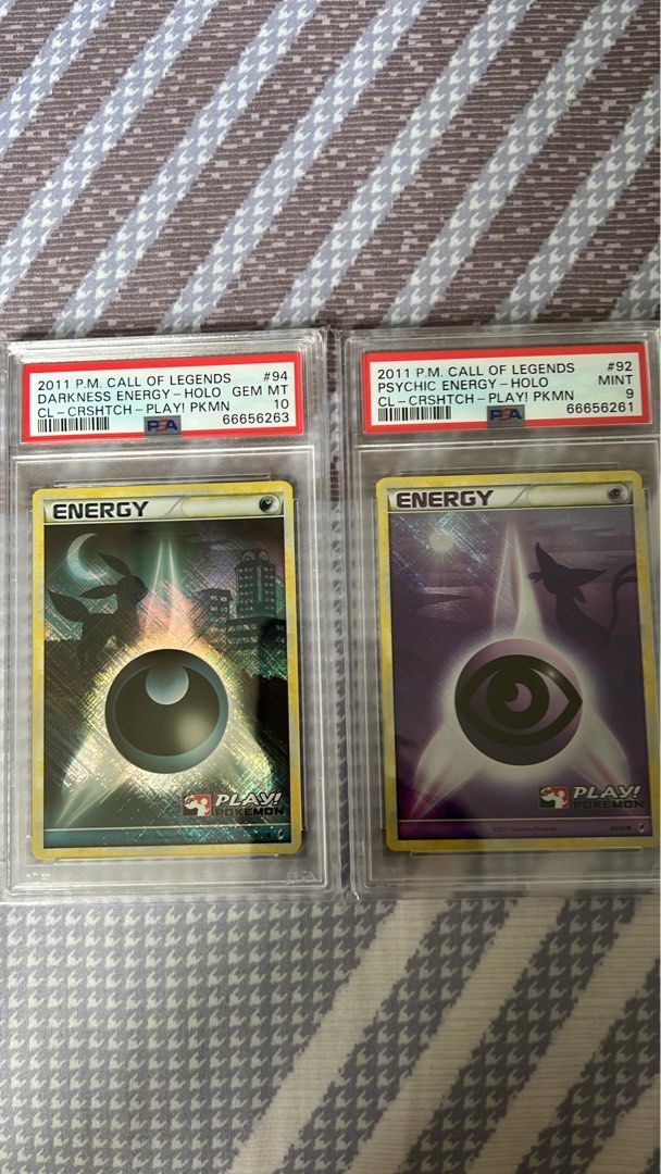 PSA 8,9,10 ENERGY SET, Hobbies & Toys, Memorabilia & Collectibles ...