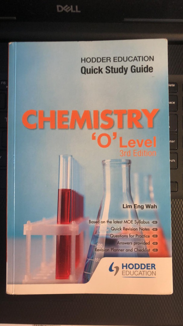 Quick Study Guide Chemistry O-Level, Hobbies & Toys, Books & Magazines ...